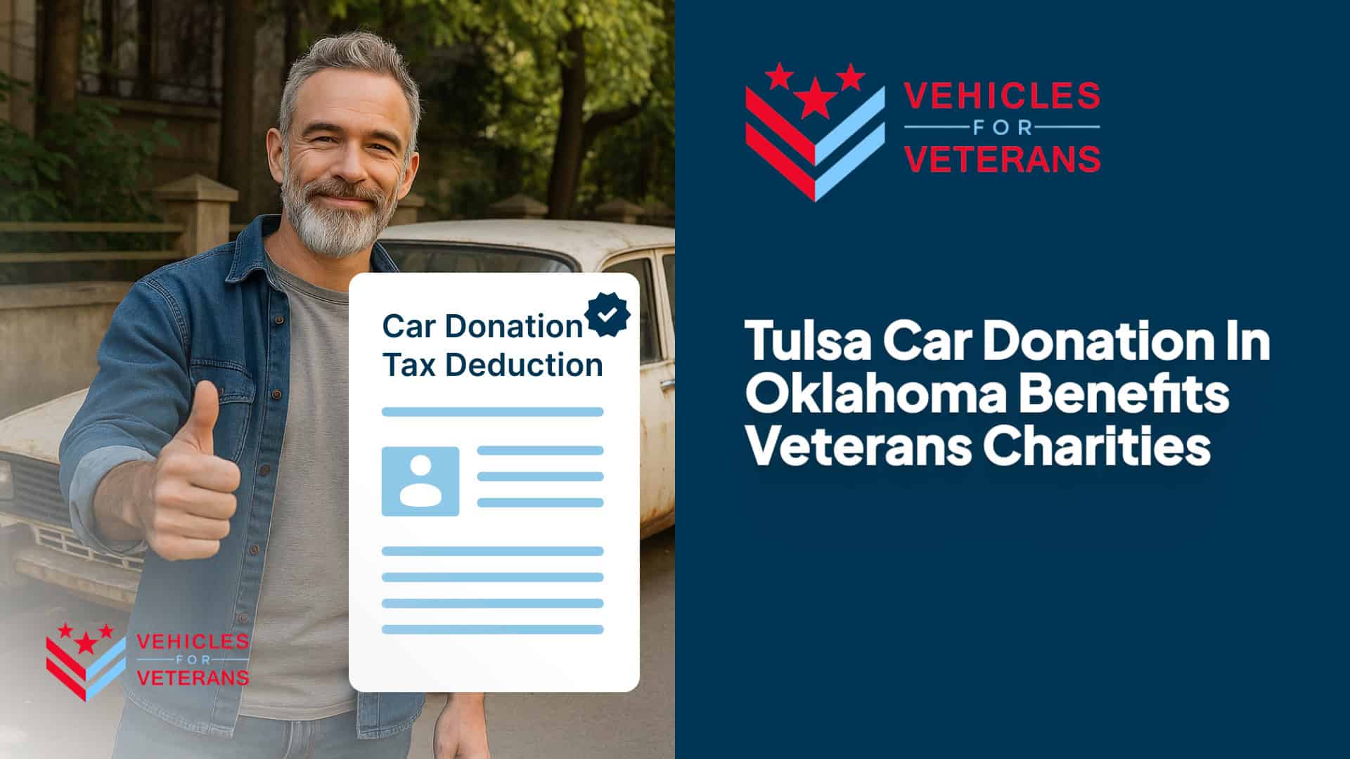 Tulsa Car Donation In Oklahoma Benefits Veterans Charities