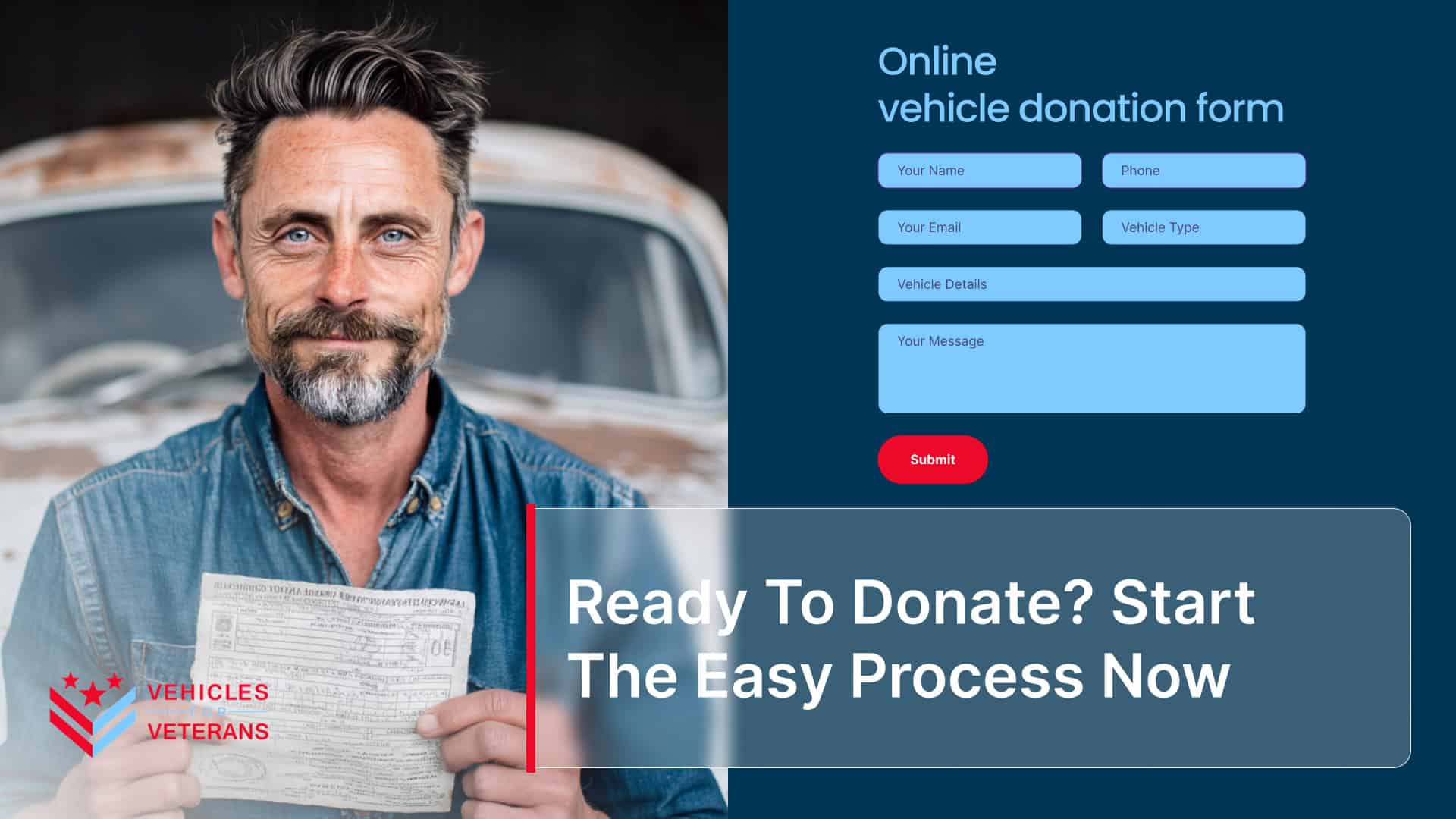 What Types of Vehicle Can I Donate To Vehicles For Veterans?